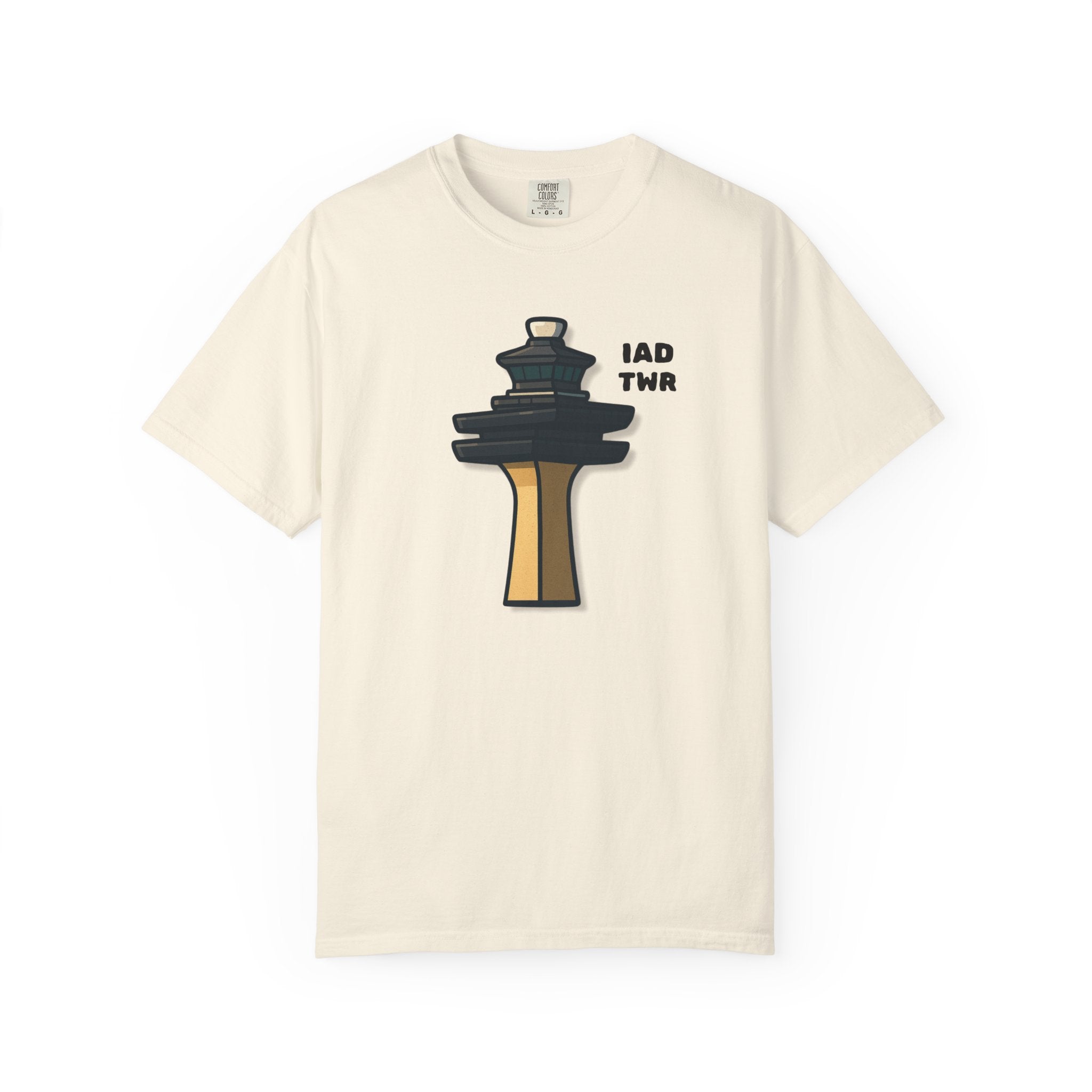 Dulles IAD Old ATC Tower T-Shirt | Aviation Tee – Plane Apparel Co